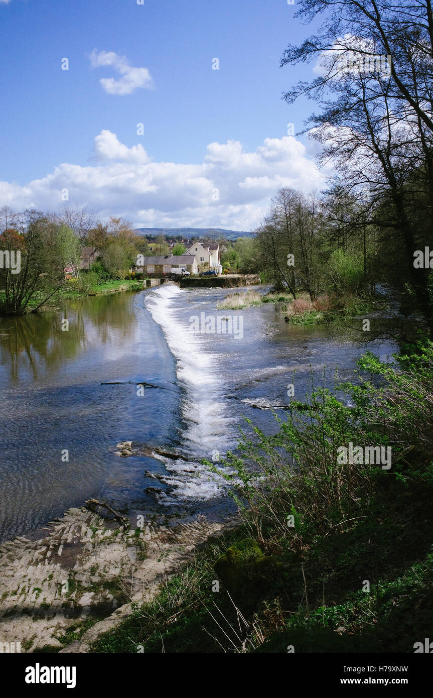 Dinham weir, Ludlow, Shropshire, UK Stock Photo - Alamy