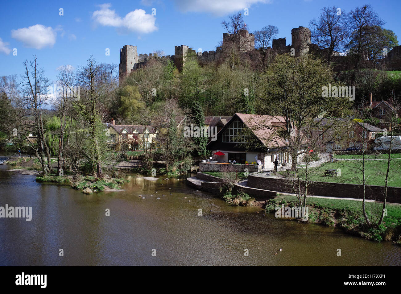 Dinham castle hi-res stock photography and images - Alamy