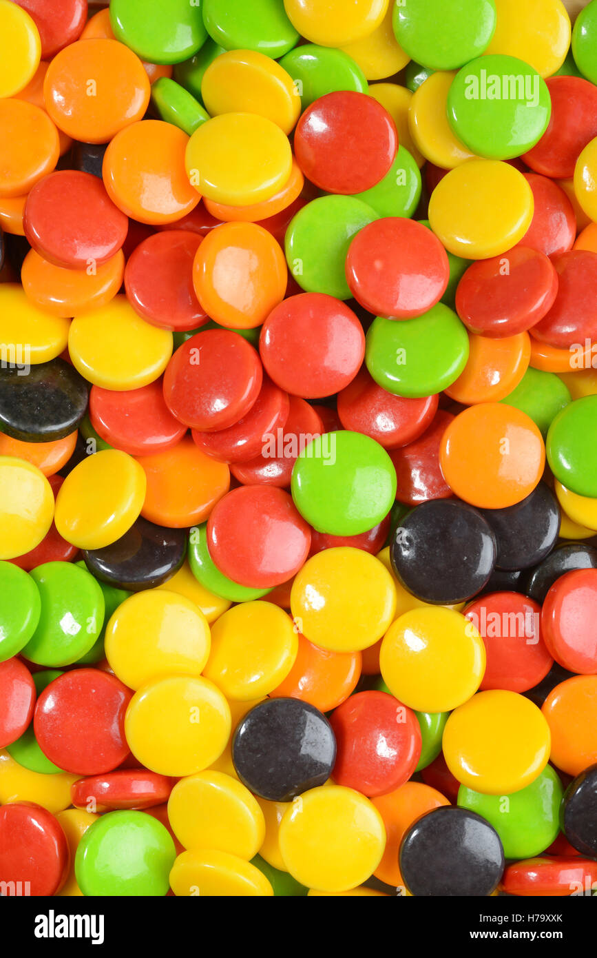 Assorted hard candy background Stock Photo - Alamy