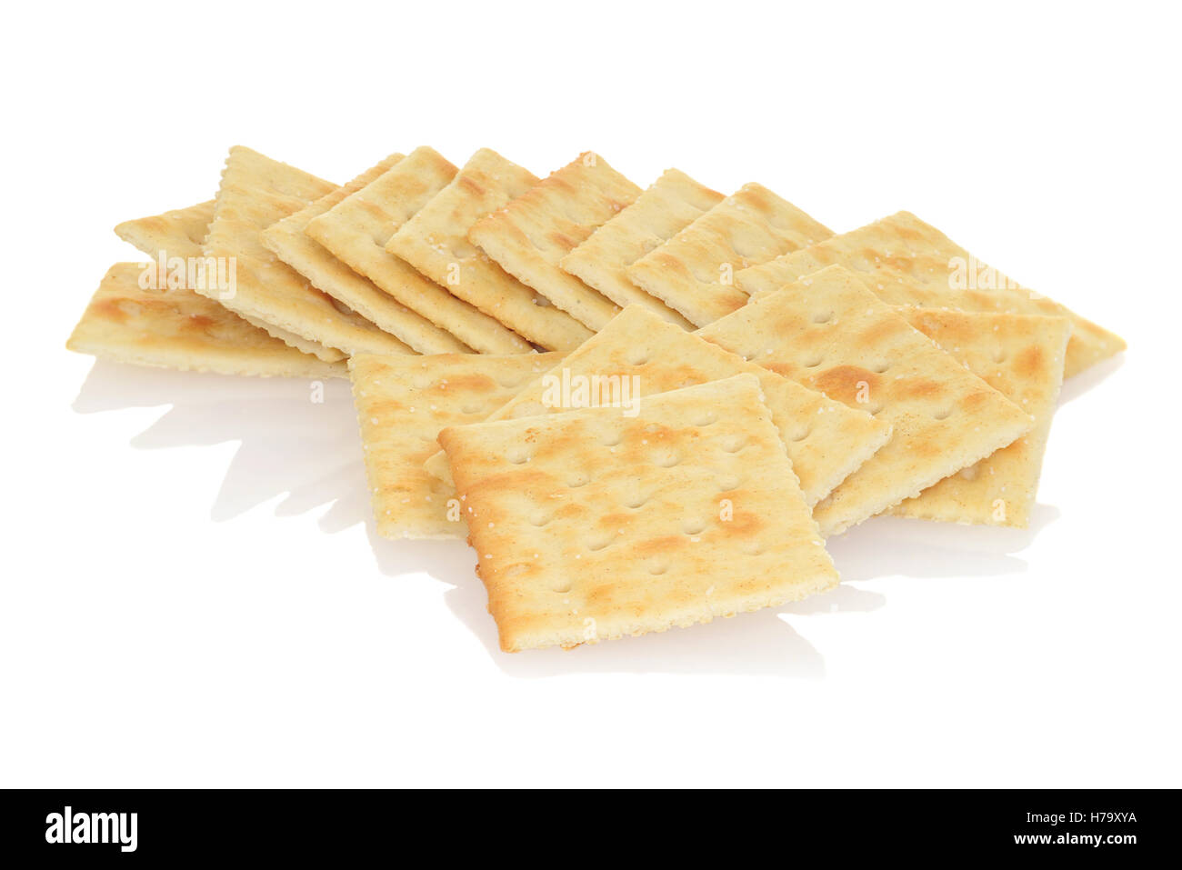 closeup salted crackers Stock Photo - Alamy