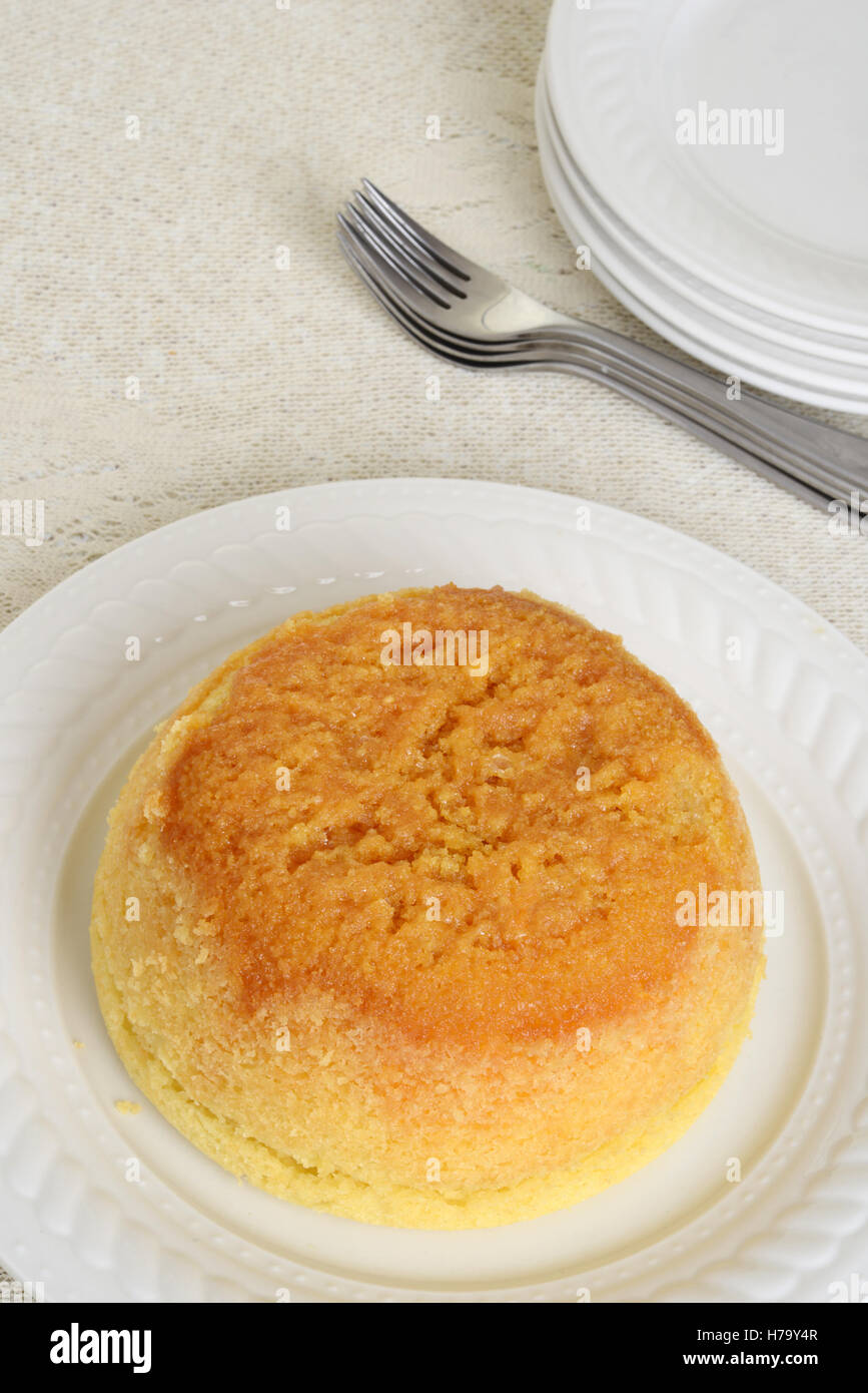 Orange sponge pudding hi-res stock photography and images - Alamy