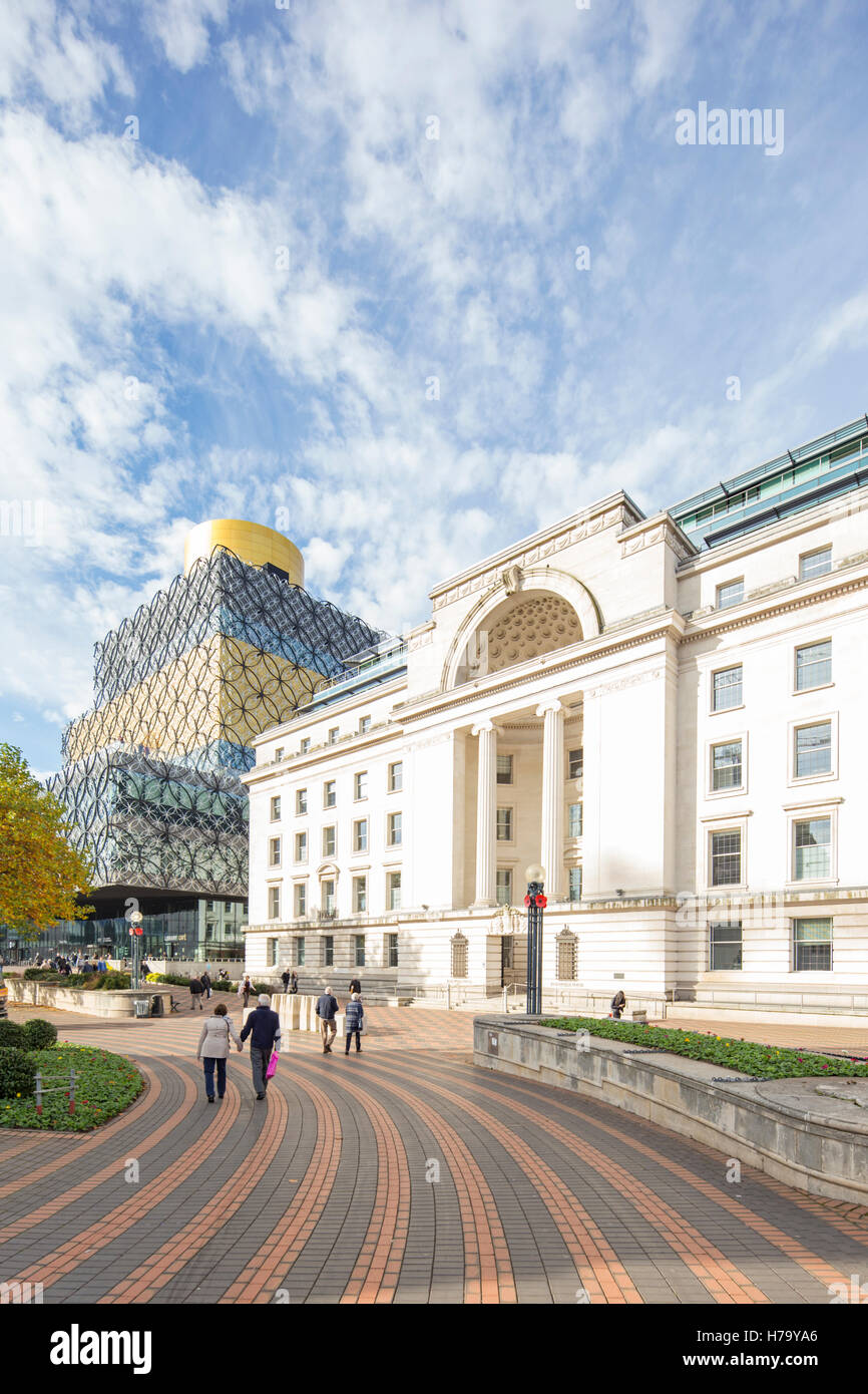 Centenary Square and the Library of Birmingham, Birmingham, England, UK ...