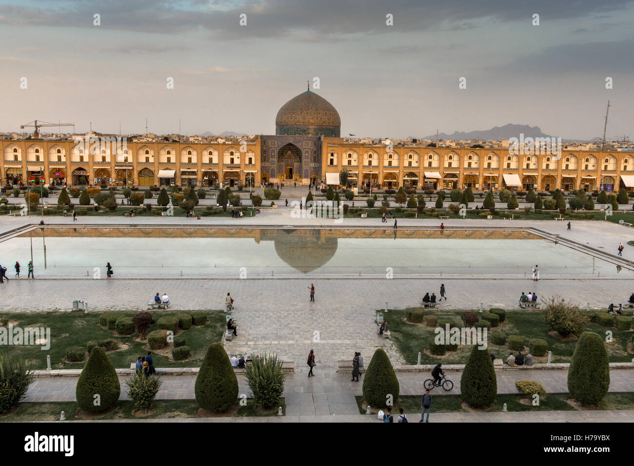 view over naqsh-e jahan square Stock Photo - Alamy