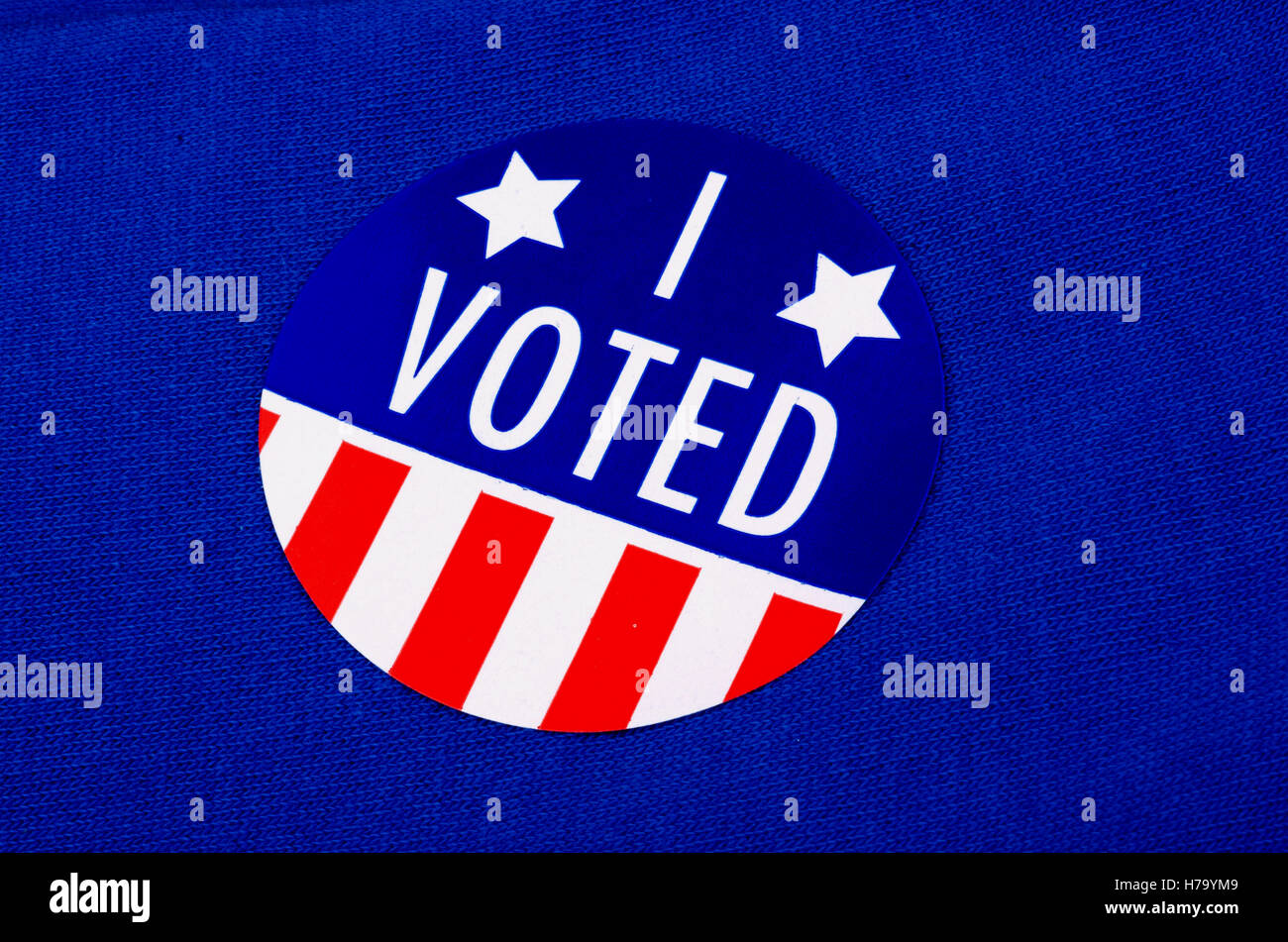 I voted sticker hi-res stock photography and images - Alamy