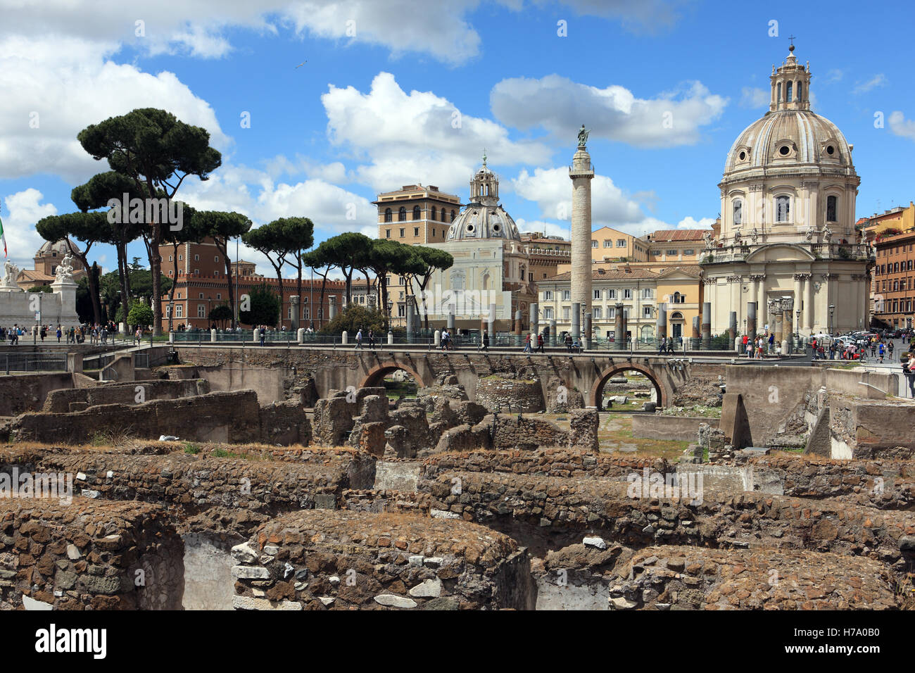 Trajans forum hi-res stock photography and images - Alamy