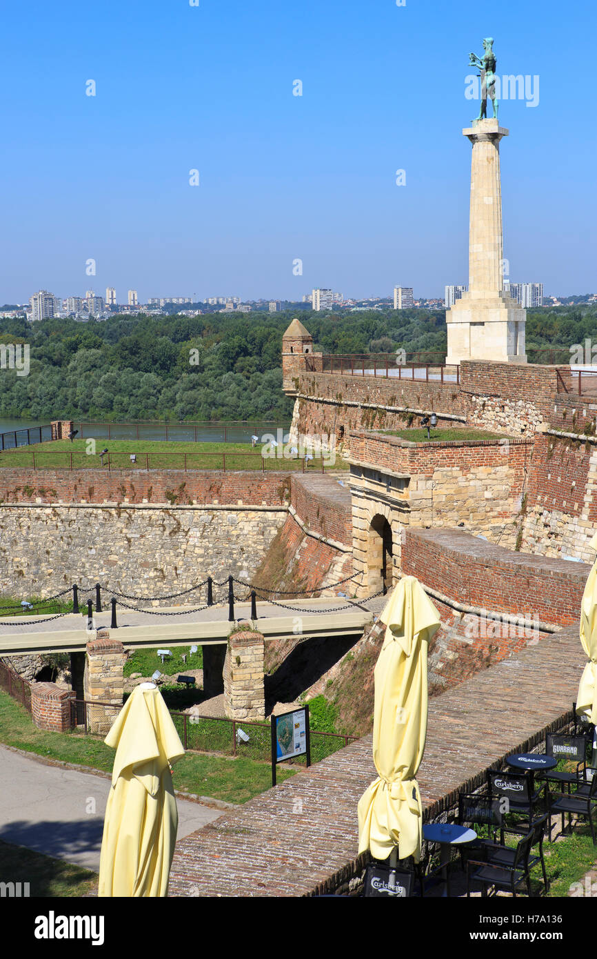 The Pobednik (Victor) monument erected in 1928 by Ivan Mestrovic at the ...