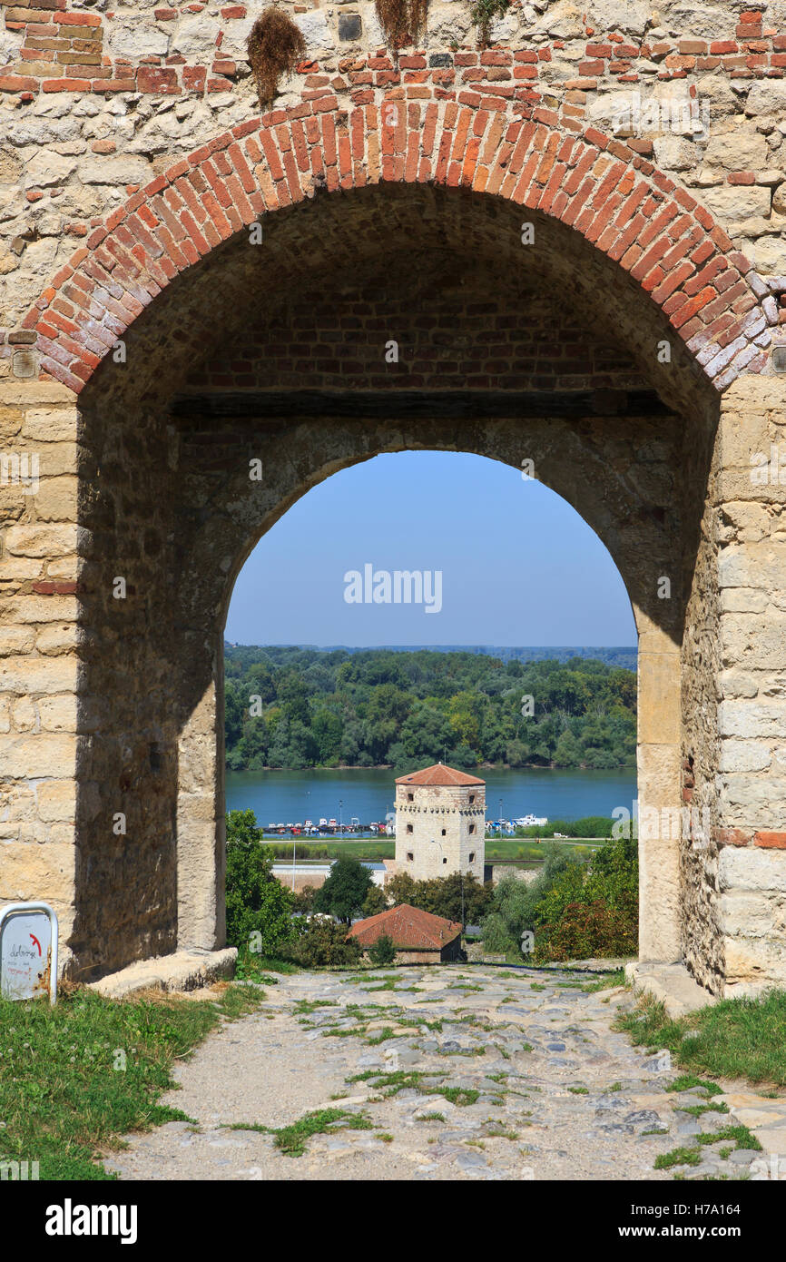 The Nebojsa Tower (1460) of the Kalemegdan Fortress in Belgrade, Serbia ...