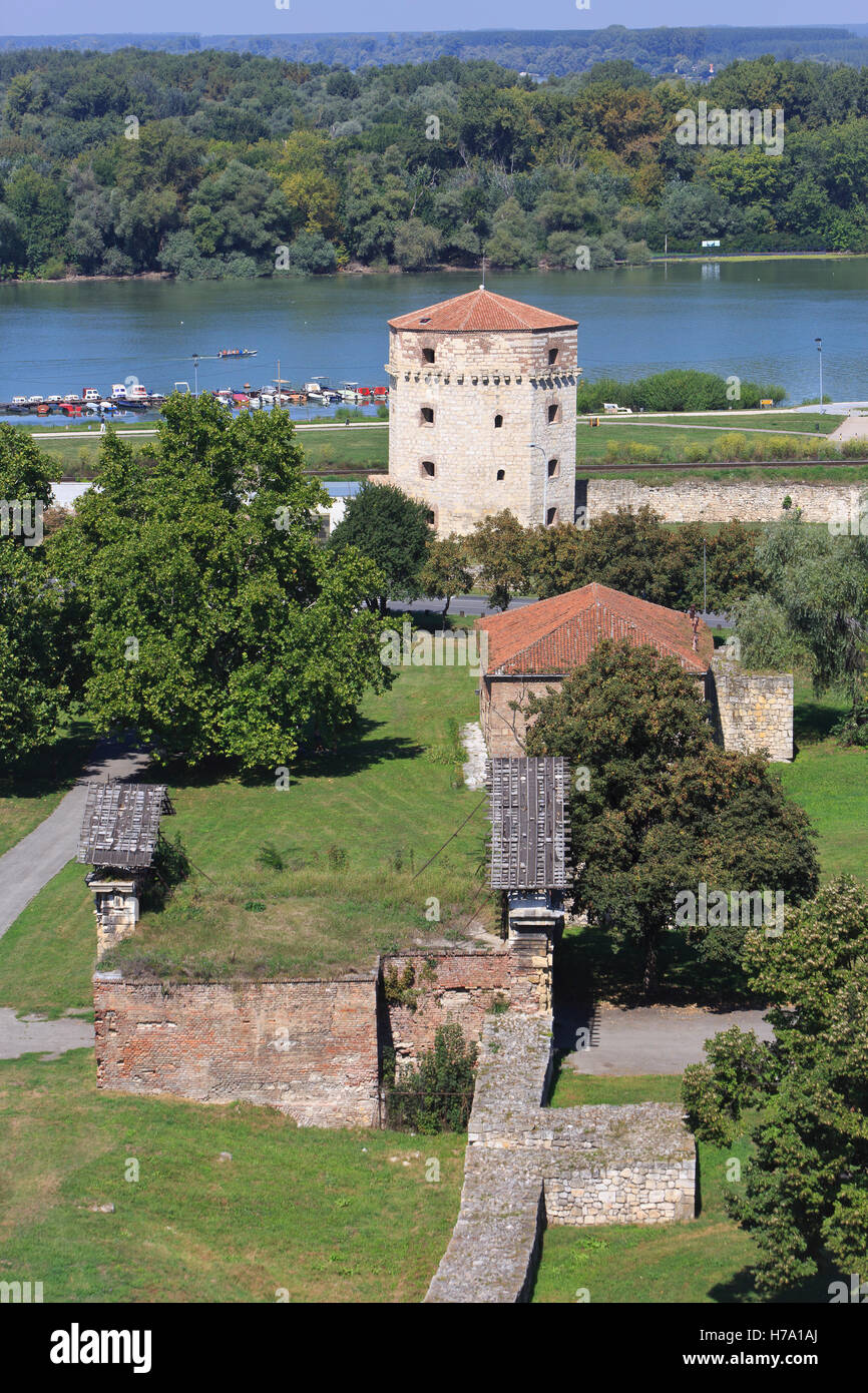 The Nebojsa Tower (1460) of the Kalemegdan Fortress in Belgrade, Serbia ...