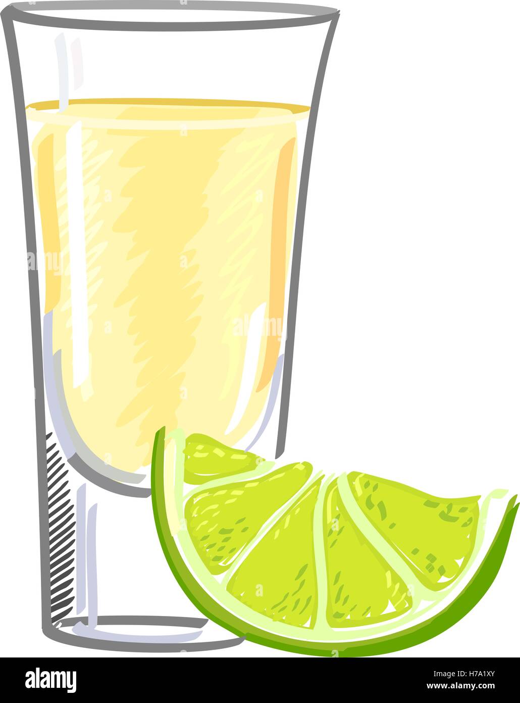 Tequila lime on background Stock Vector Images - Alamy