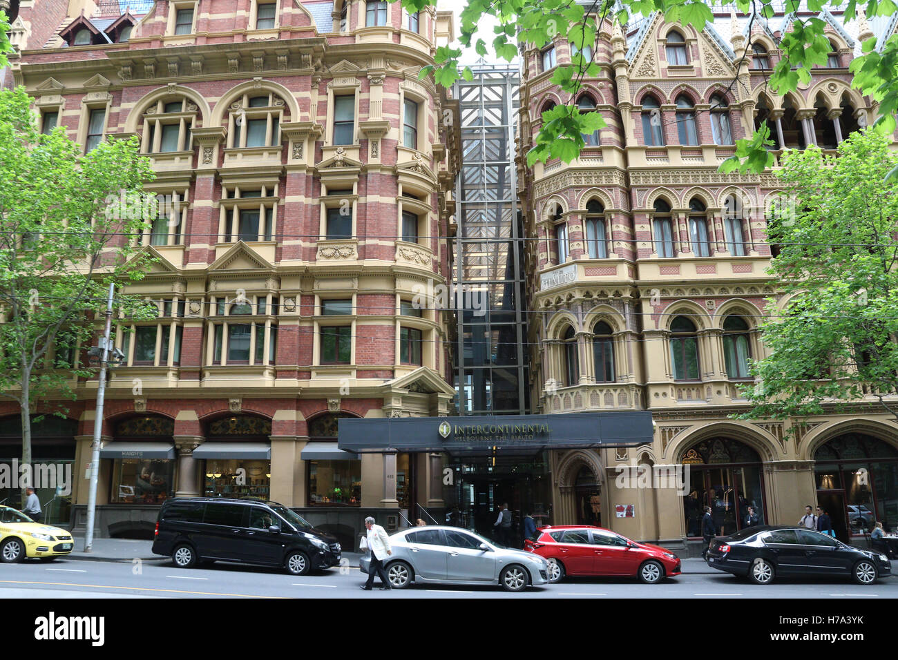 The Intercontinental Melbourne the Rialto hotel Stock Photo - Alamy
