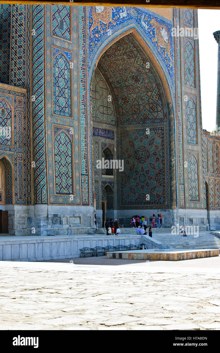 Shir Dor Madrassa,17th Century,Registan Square of Samarkand,Samarquand ...