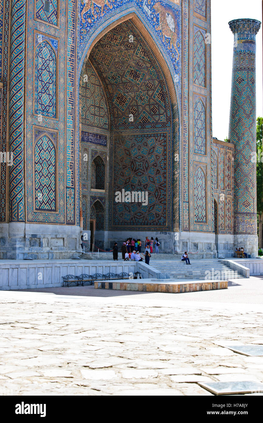 Shir Dor Madrassa,17th Century,Registan Square of Samarkand,Samarquand ...