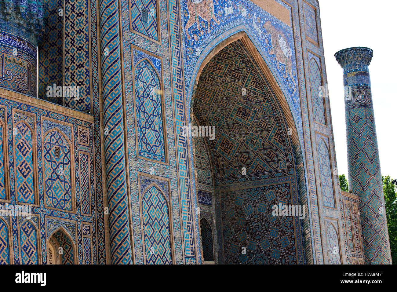 Shir Dor Madrassa,17th Century,Registan Square of Samarkand,Samarquand ...