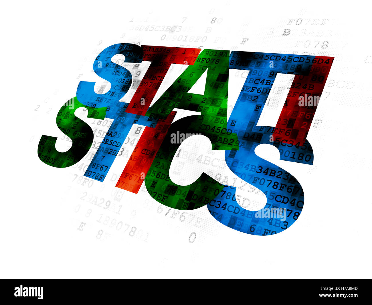 Digital statistics display Cut Out Stock Images & Pictures - Alamy
