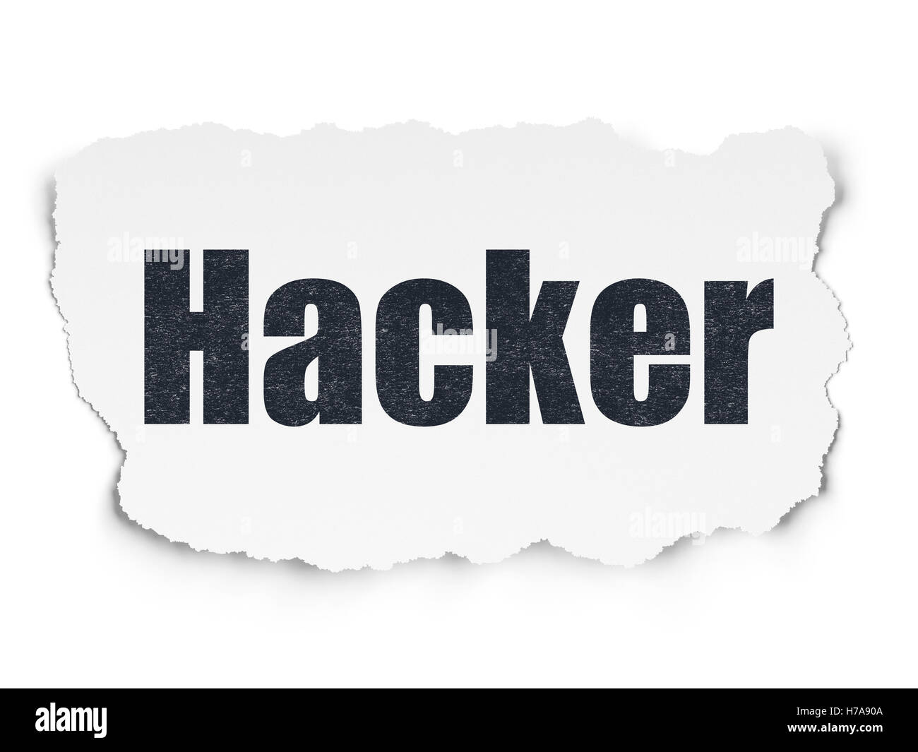Protection concept: Hacker on Torn Paper background Stock Photo - Alamy
