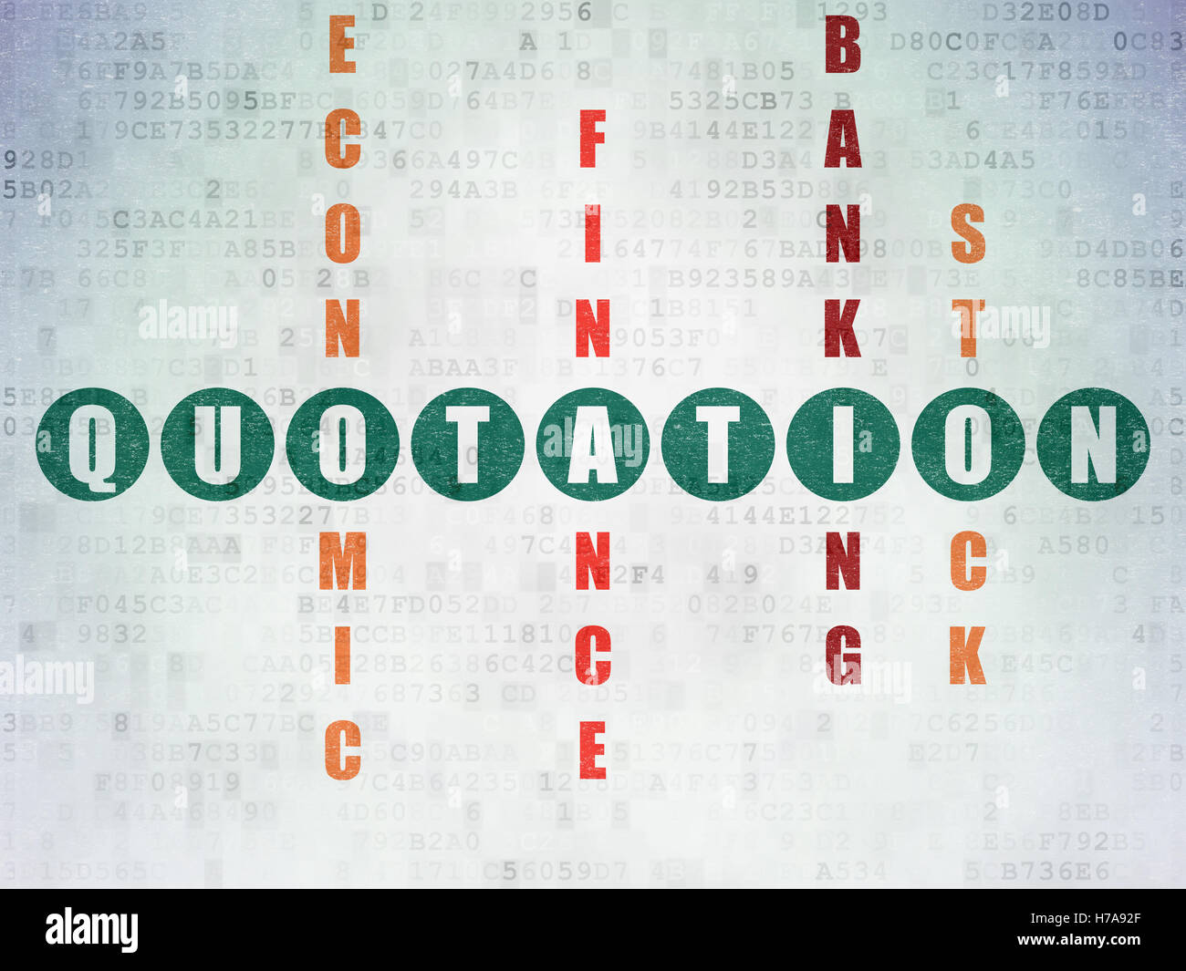 Quotation system hi-res stock photography and images - Alamy