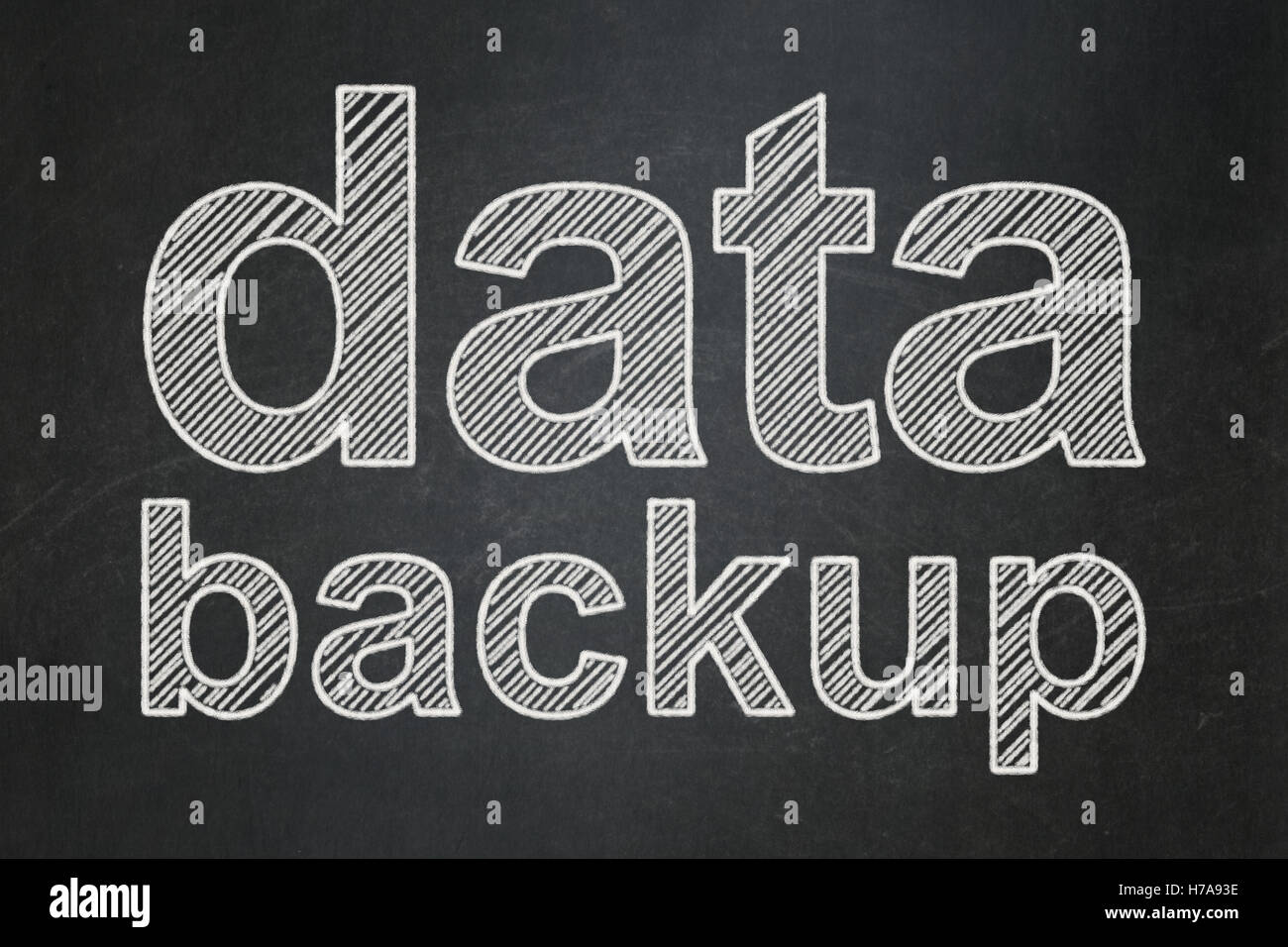 Data concept: Data Backup on chalkboard background Stock Photo - Alamy
