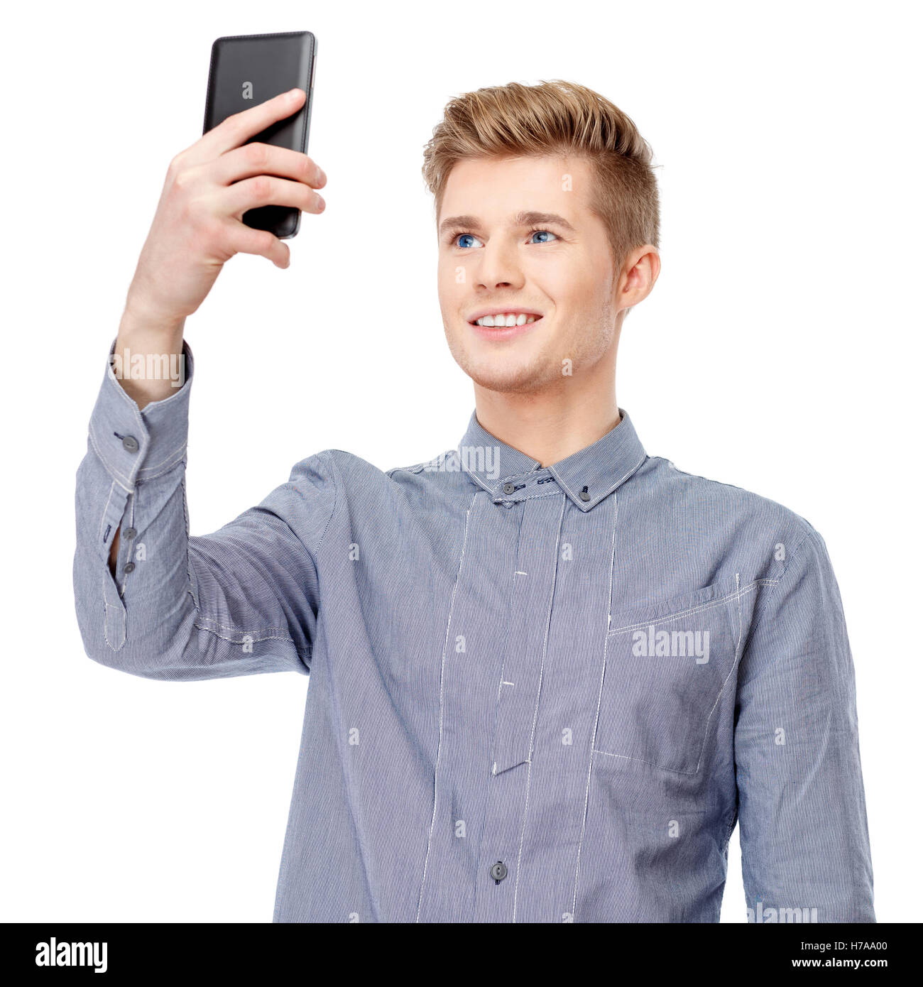 Portrait of young caucasian man Stock Photo - Alamy