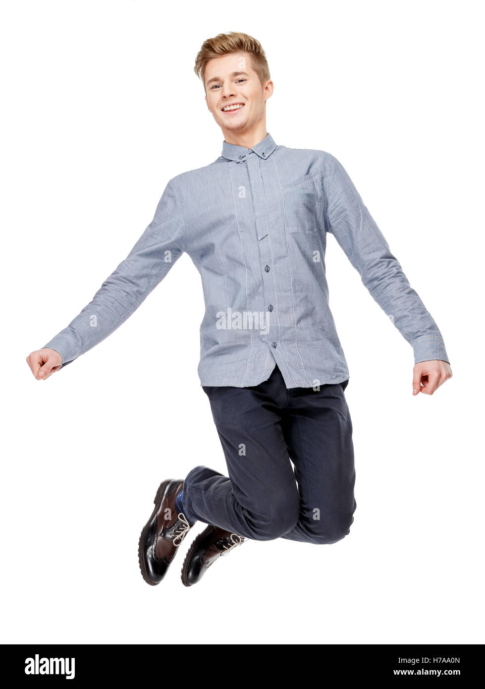 Portrait of young caucasian man Stock Photo - Alamy