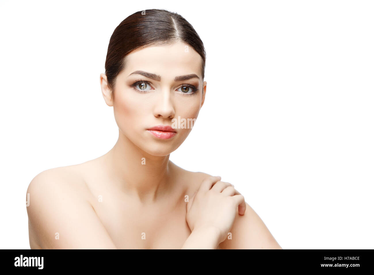 Beautiful Woman with Clean Fresh Skin Stock Photo - Alamy