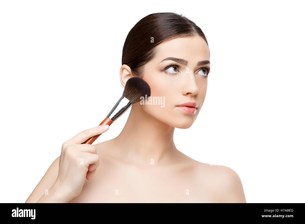 Beautiful Woman with Clean Fresh Skin Stock Photo - Alamy