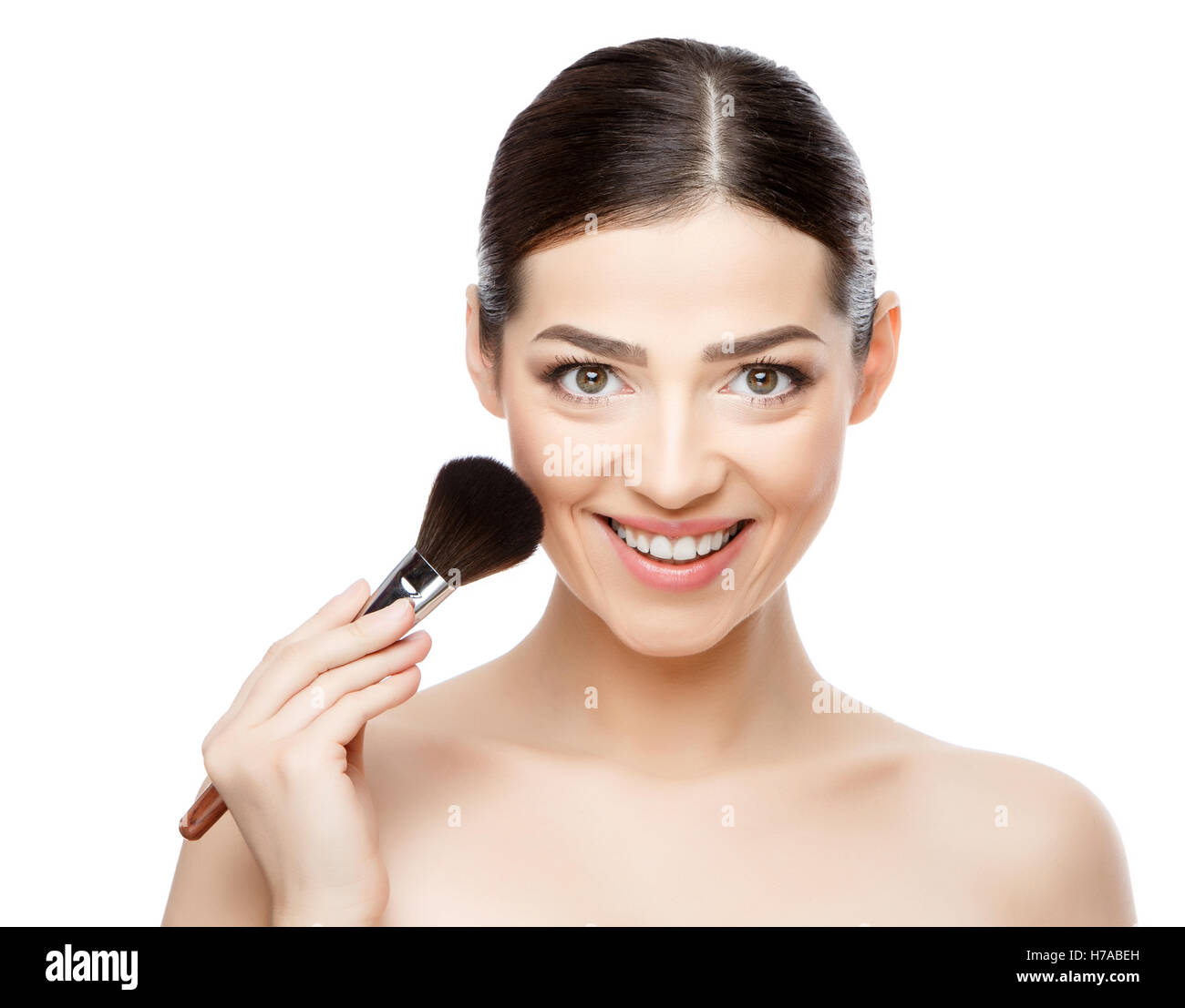 Beautiful Woman with Clean Fresh Skin Stock Photo - Alamy