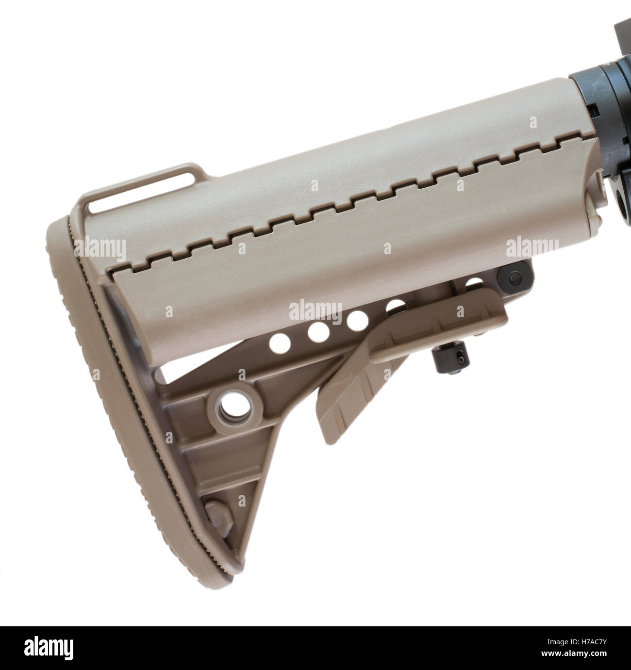 Polymer rifle stock that is adjustable for a modern sporting rifle ...