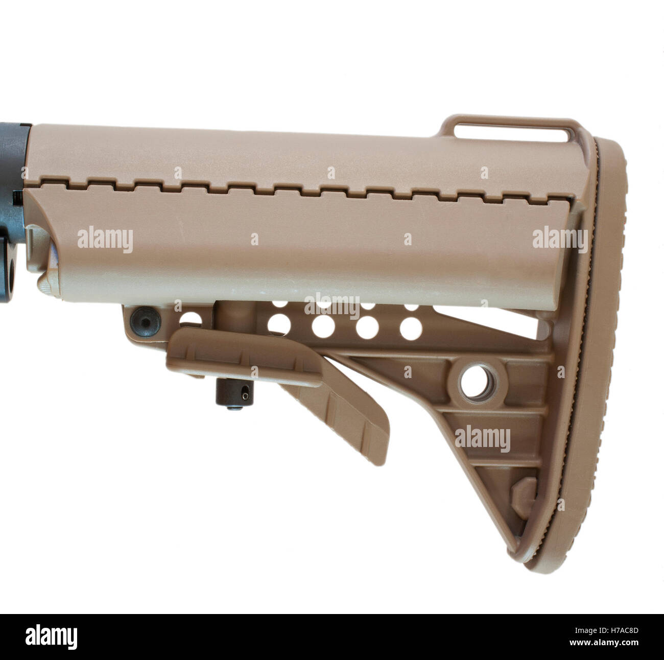 Stock for a modern sporting rifle that can be adjusted for length Stock ...