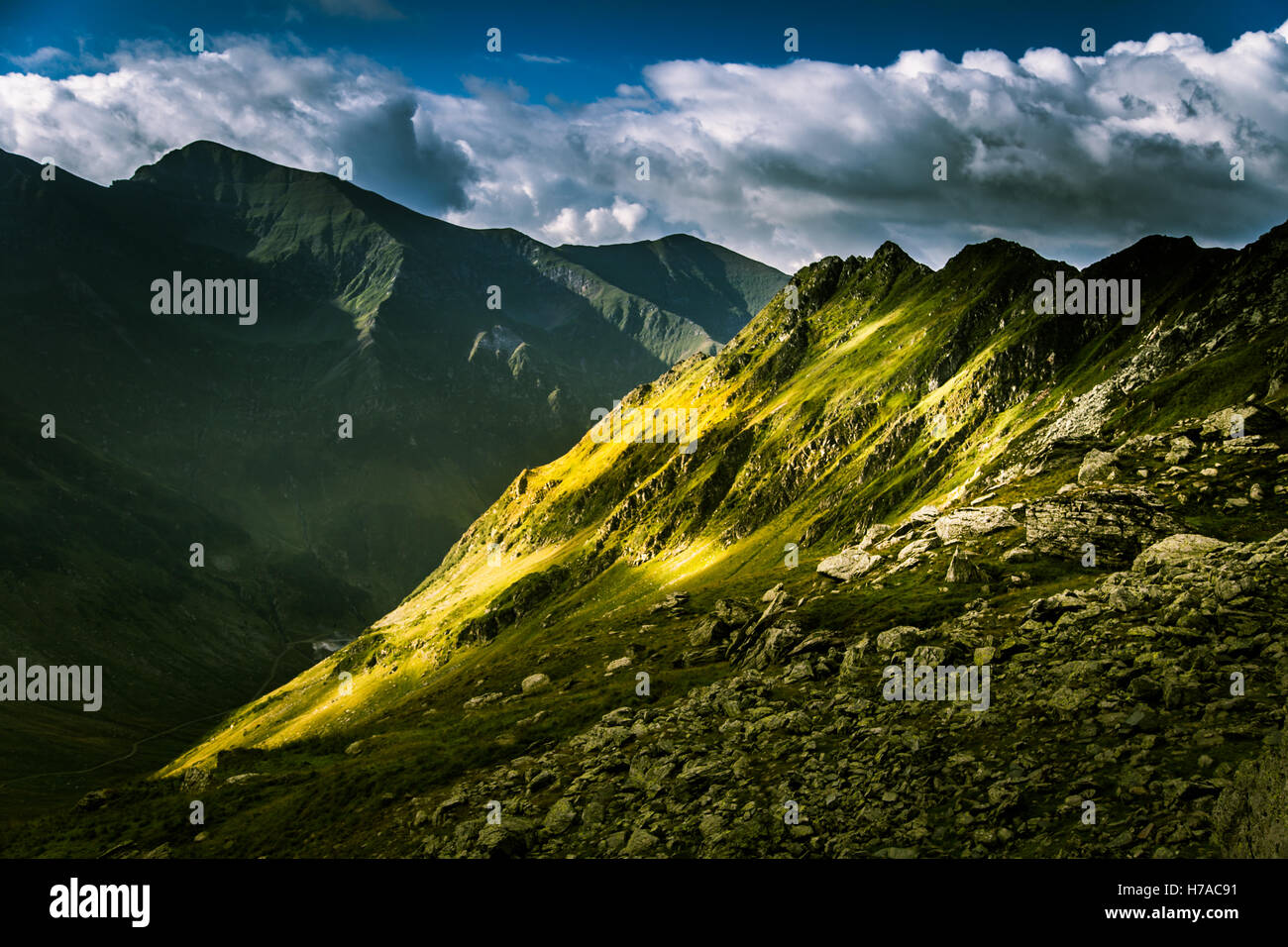 A beautiful mountain landscape in Carpathian mountains Stock Photo - Alamy