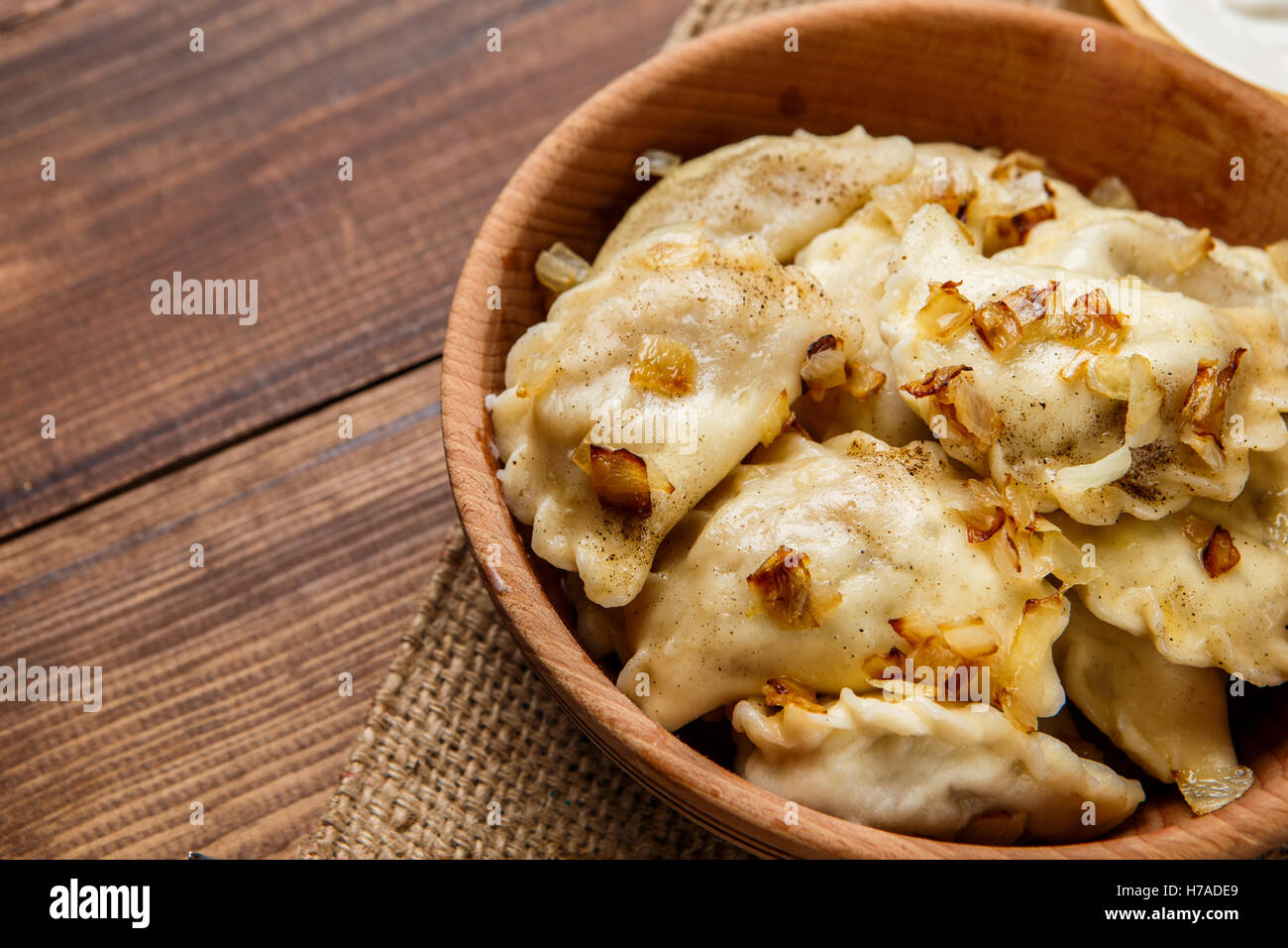 traditional ukrainian food - dumplings varenik Stock Photo - Alamy