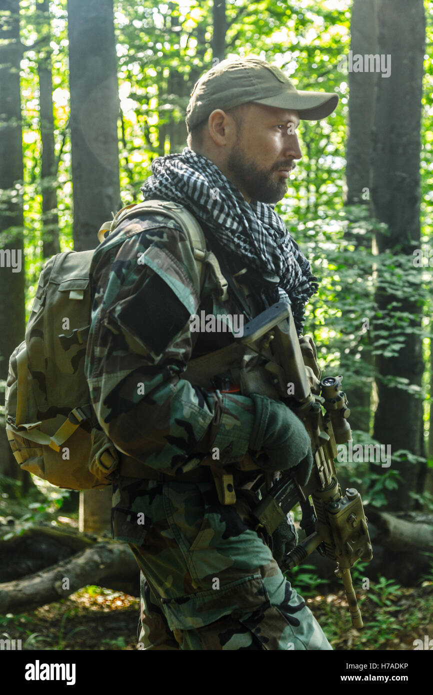 Navy SEAL Taliban hunter Stock Photo - Alamy