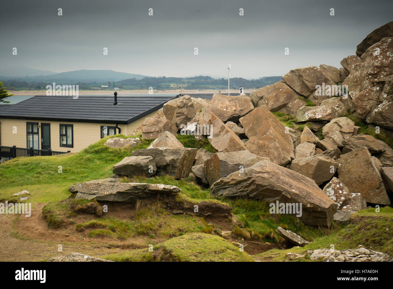 Out of season seaside resorts: Gimblet Rock holiday park (Carreg yr ...