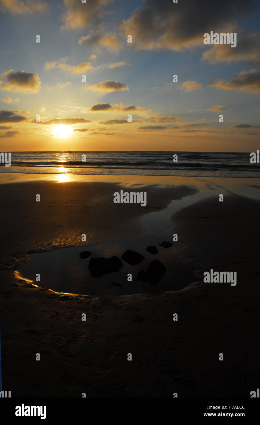 North Africa, Morocco, Maroc, Rabat, Temara, Sunset Stock Photo - Alamy