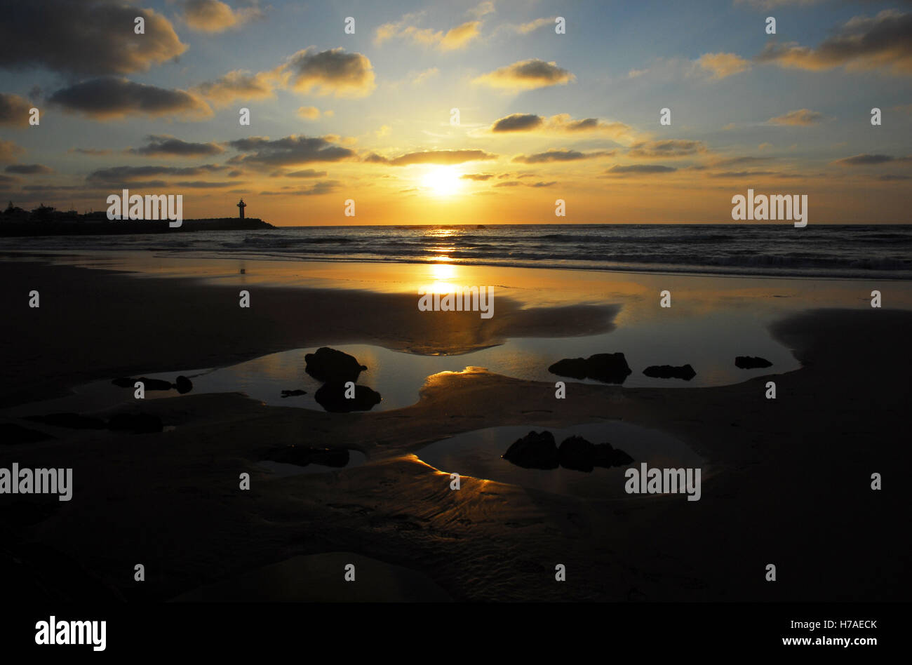 North Africa, Morocco, Maroc, Rabat, Temara, Sunset Stock Photo - Alamy