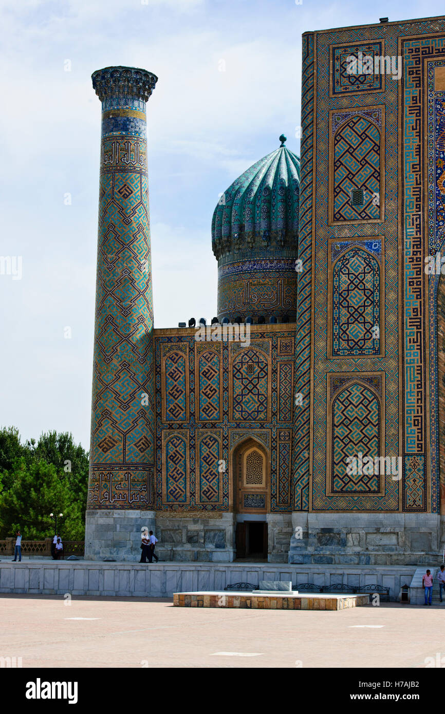 Shir Dor Madrassa,17th Century,Registan Square of Samarkand,Samarquand ...