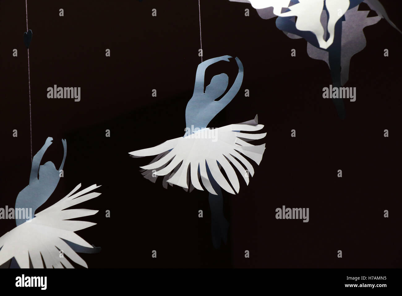 Dancing Girls - Creative Paper Art Stock Photo - Alamy