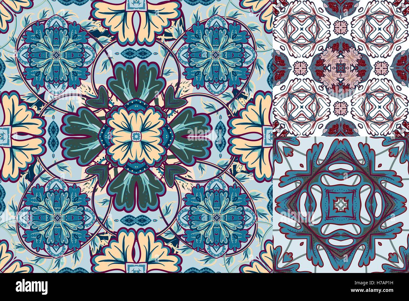 Victorian tile pattern hi-res stock photography and images - Alamy