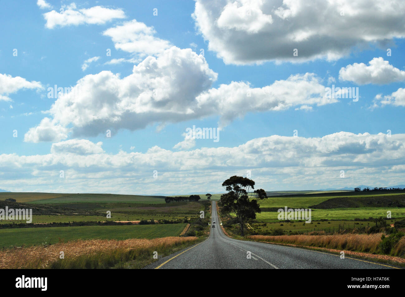 South Africa: the breathtaking african landscape seen from R319, the ...