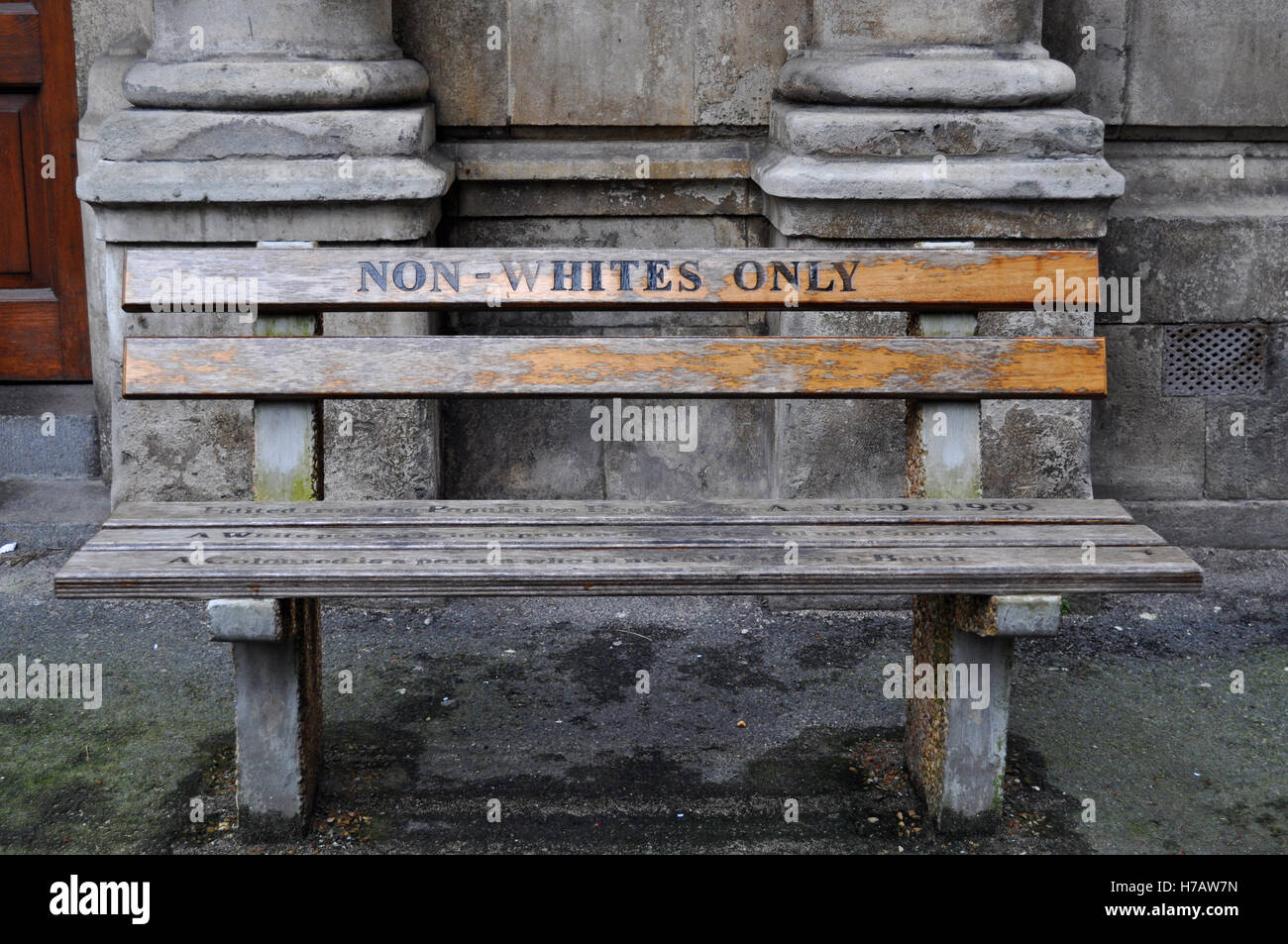 Non whites only bench hi-res stock photography and images - Alamy