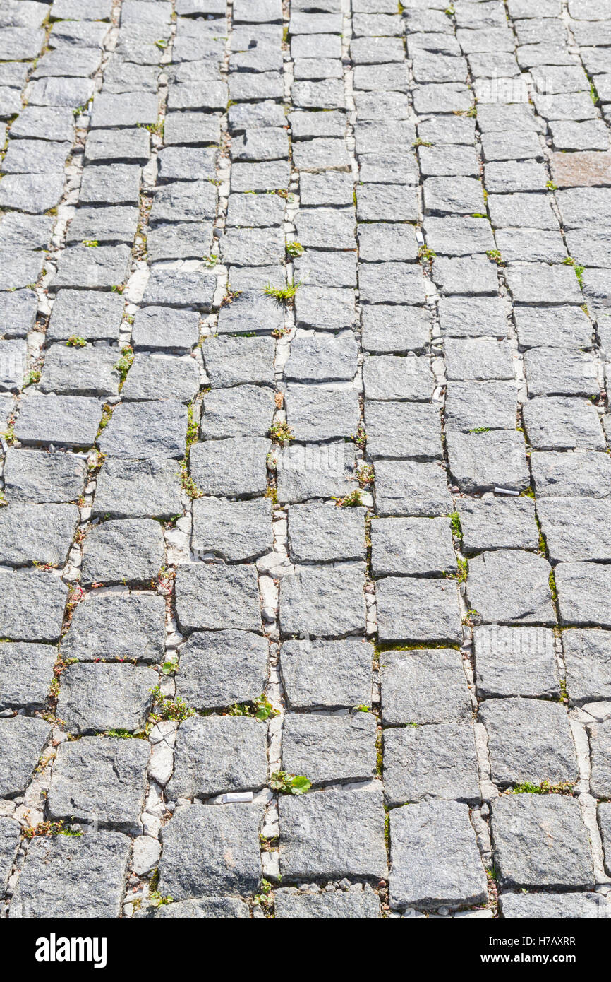 The road is paved with stones Stock Photo - Alamy