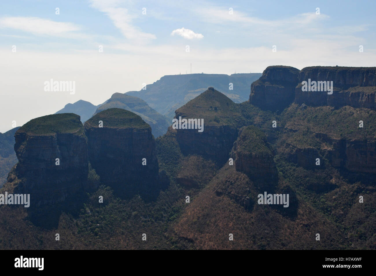 South Africa: Three Rondavels in Blyde River Canyon, a huge round rocks ...
