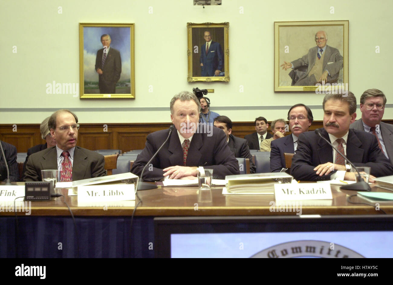 Panel consisting of, left to right, Robert F. Fink, an attorney with ...