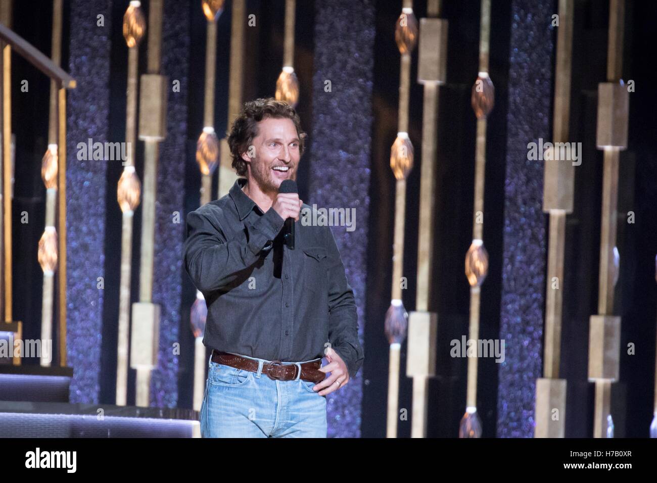 Nashville, Tennessee, USA. 2nd Nov, 2016. Matthew McConaughey ...