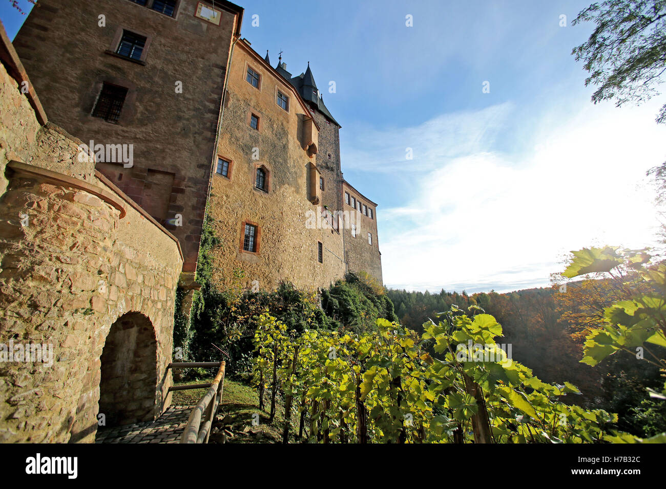 Saxonys most beautiful knights castle hi-res stock photography and ...
