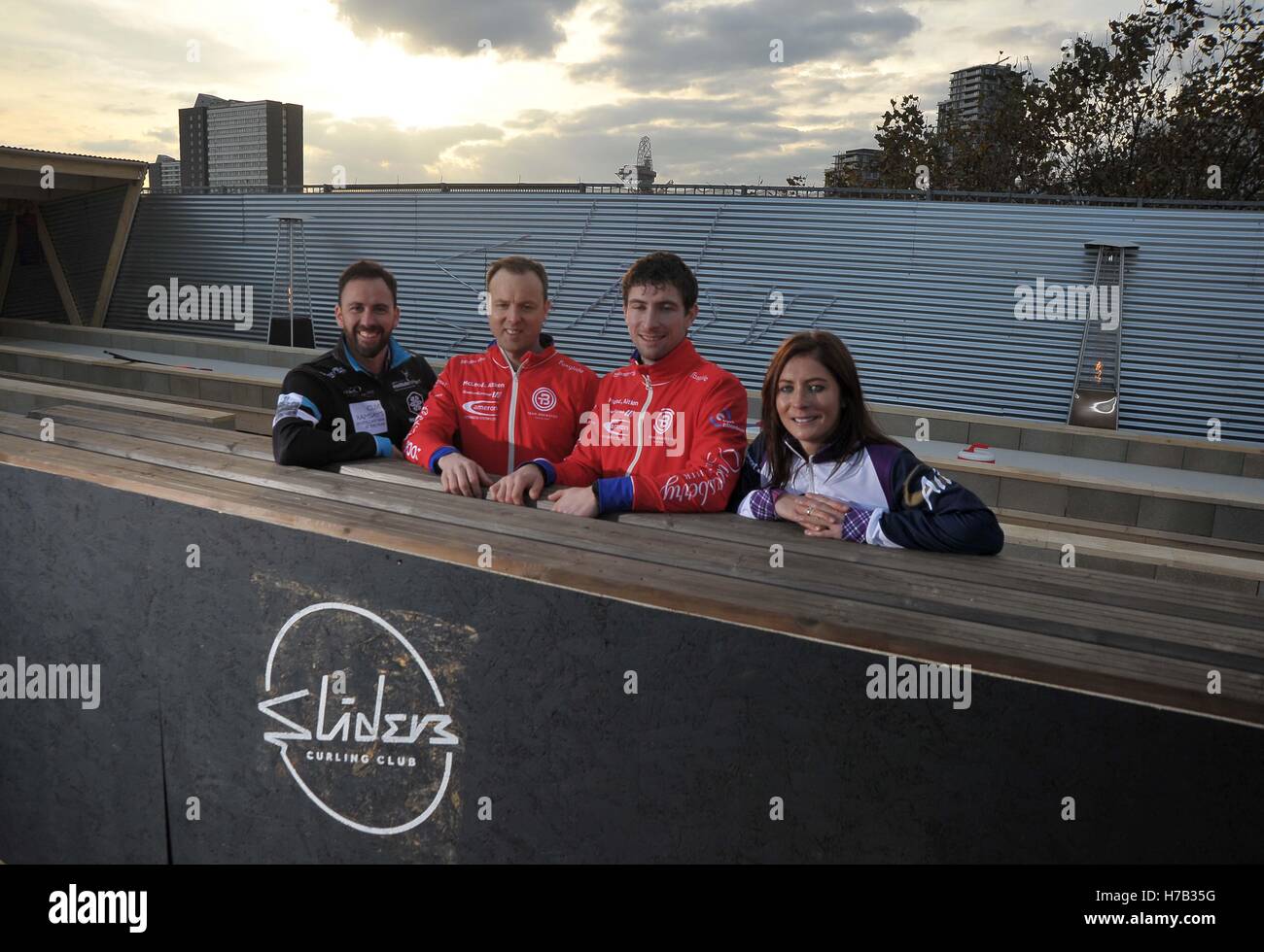 London, UK. 3rd Nov, 2016. (l to r) David Murdoch, Tom Brewster, Glen ...