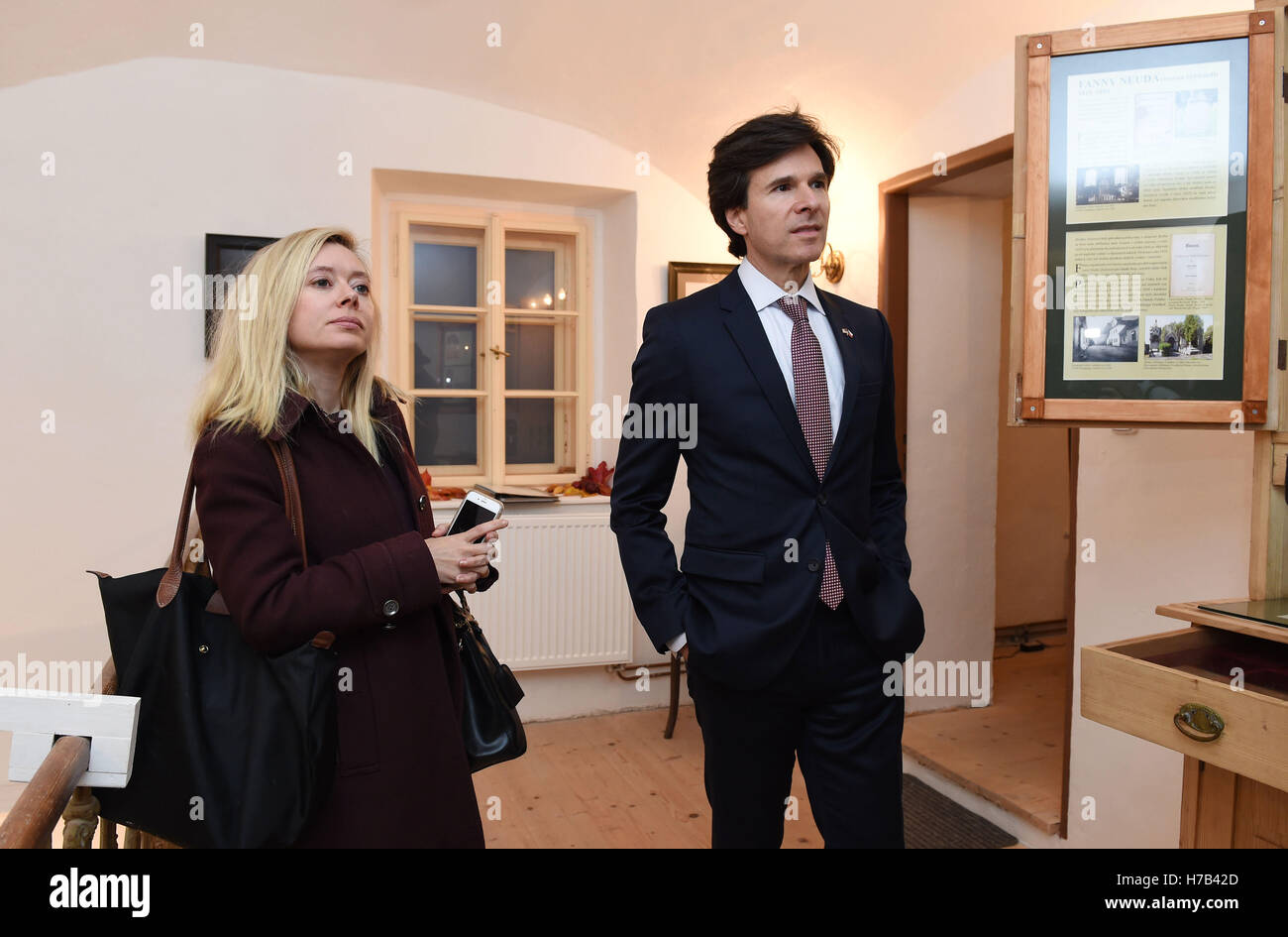 Lostice, Czech Republic. 03rd Nov, 2016. U.S. ambassador to the Czech ...