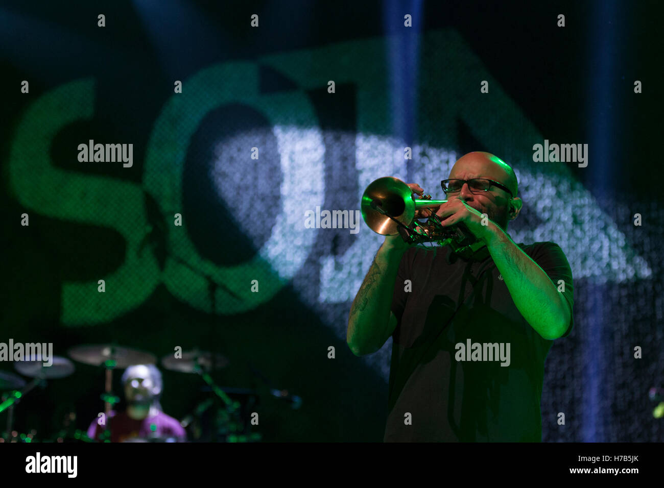 Lisbon, Portugal. 3rd November, 2016. Rafael Rodriguez, trumpet player ...
