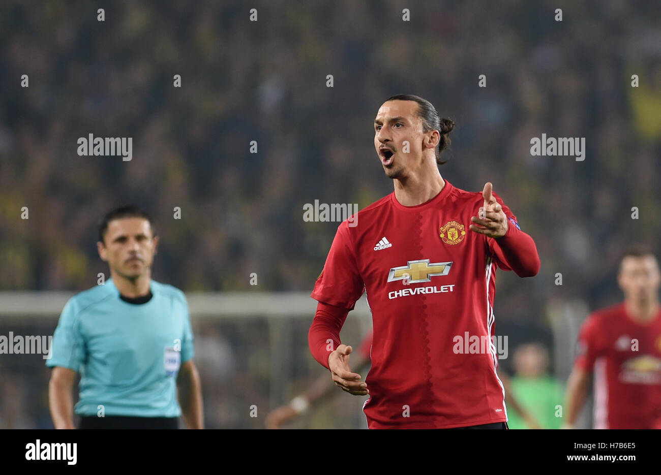 Istanbul, Turkey. 3rd Nov, 2016. Manchester United player Zlatan ...