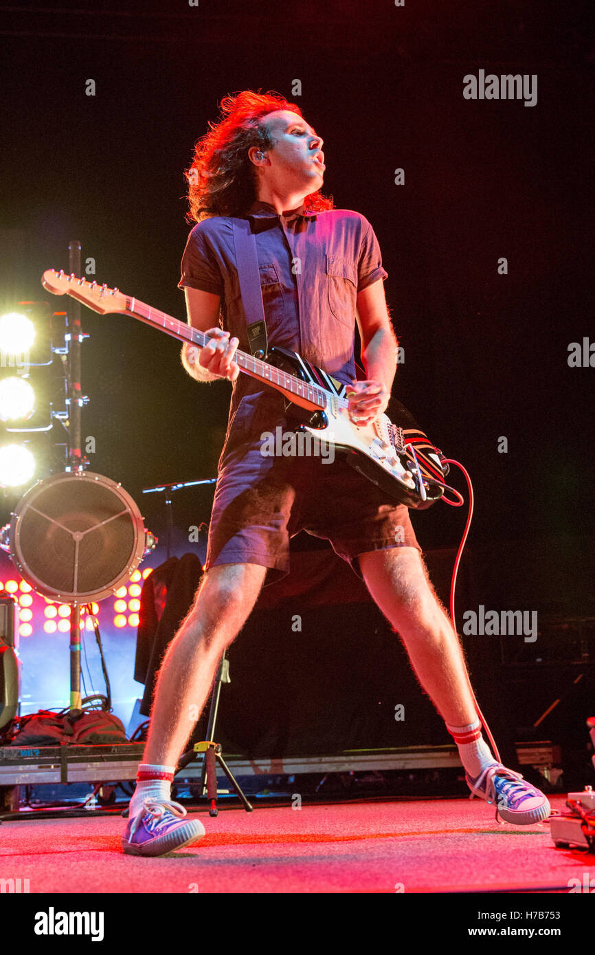 Tinley Park, Illinois, USA. 3rd Sep, 2016. ZACH IRONS of Awolnation ...