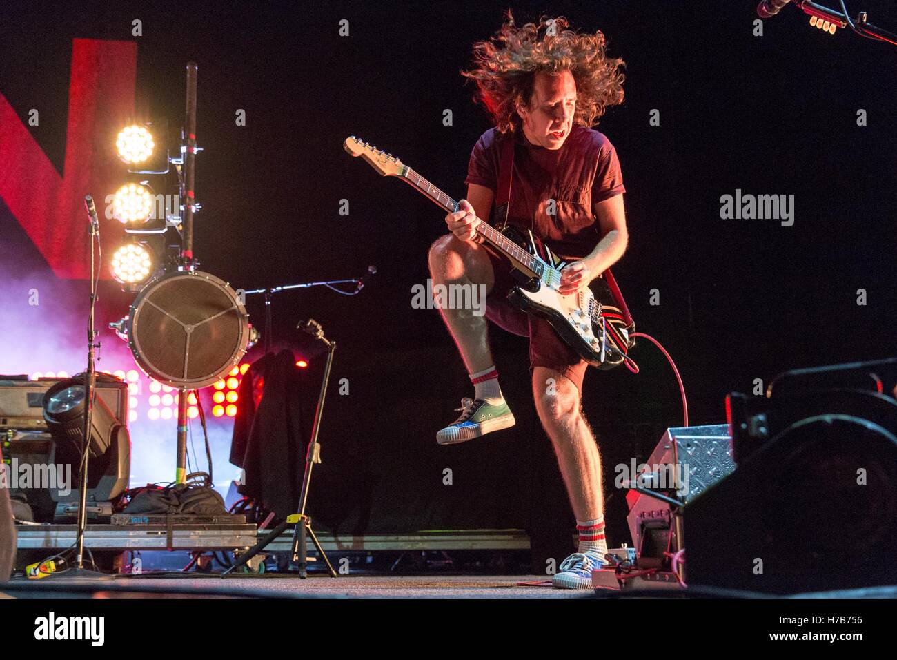 Tinley Park, Illinois, USA. 3rd Sep, 2016. ZACH IRONS of Awolnation ...